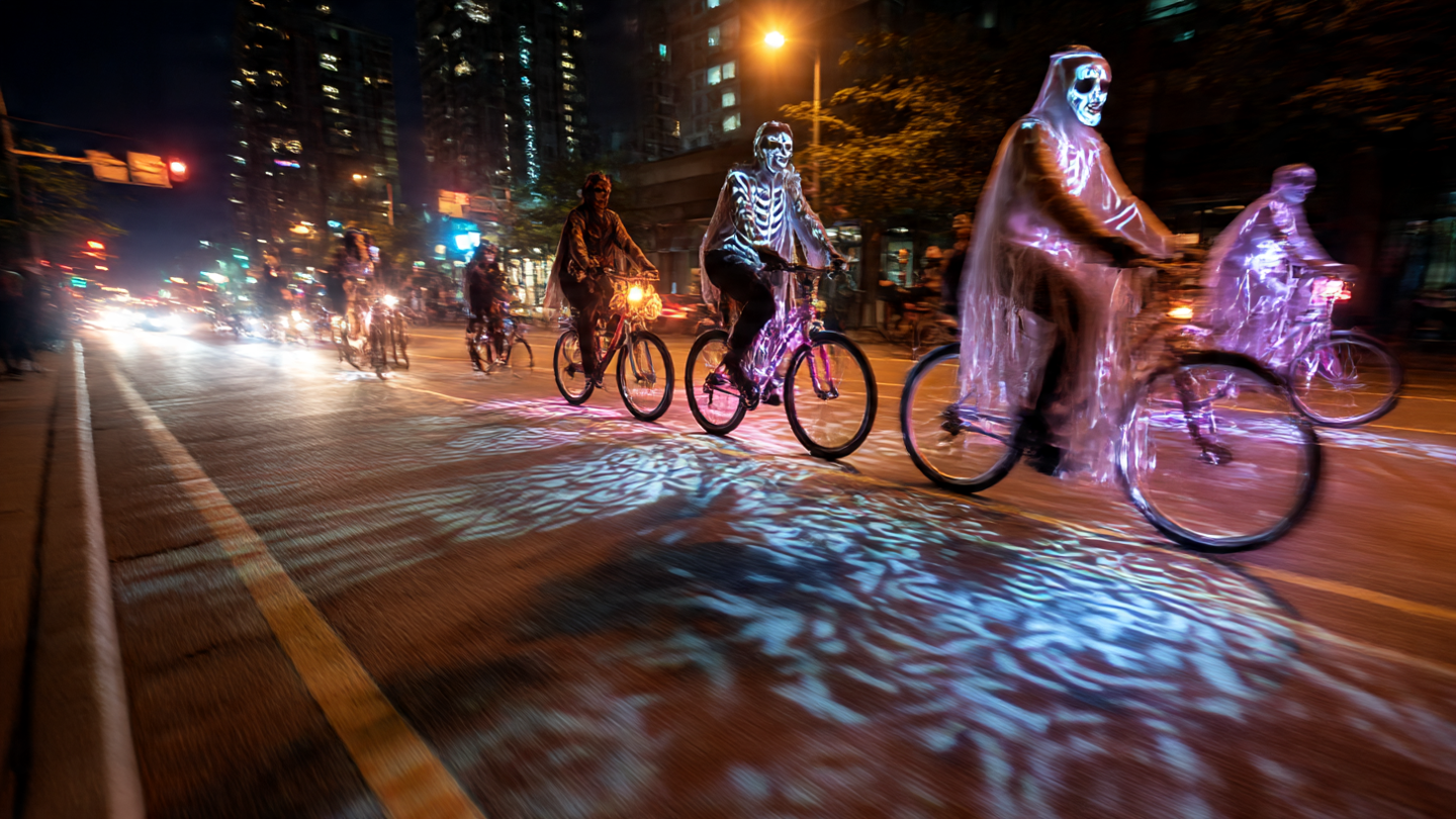 Paseo Nocturno de Día de Muertos: la CDMX pedalea entre luz y tradición ...